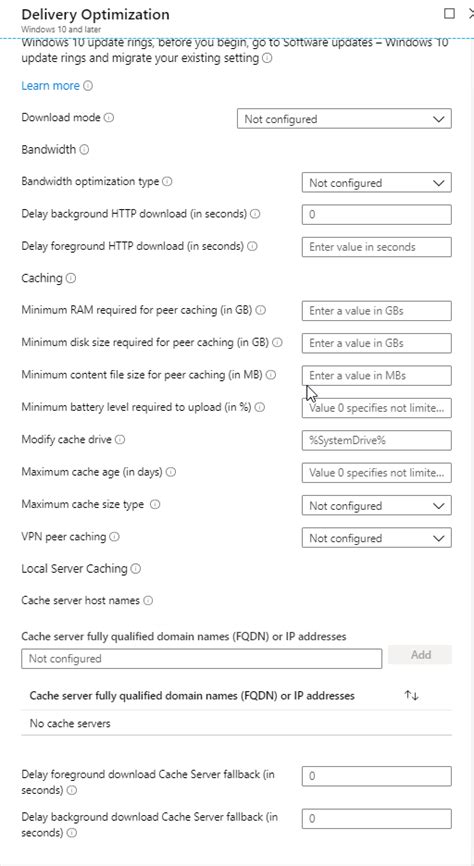 Intune Delivery Optimization Bandwidth Optimization Nielskok Tech