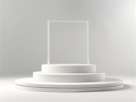 Premium Ai Image Elevating Excellence White Canvas Of Possibilities