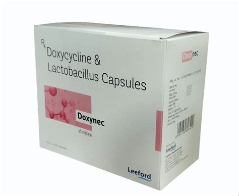 Doxynec Doxycycline And Lactic Acid Bacillus Capsules At Best Price In Greater Noida
