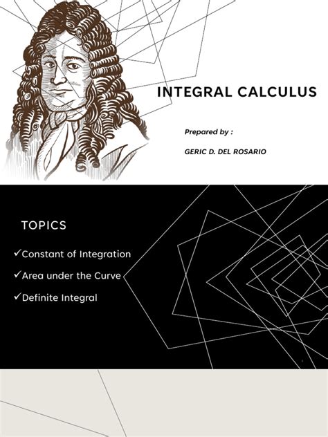 Integral Calculus Presentation Version 4 Pdf