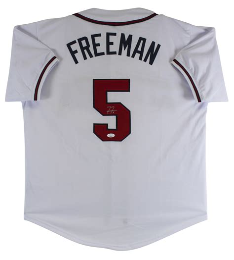 Freddie Freeman Signed Jersey Jsa Pristine Auction