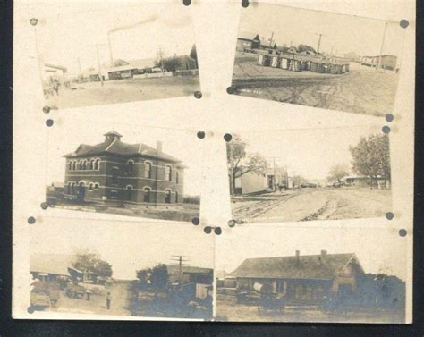 Rppc Multi View Depot Of Lorena Texas Mclennan County Photo Postcard