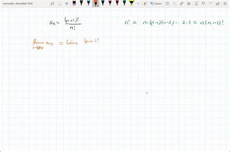 SOLVED Determine The Convergence Or Divergence Of The Sequence If The Sequence Converges Use A