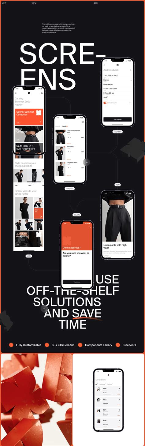 Gate Mobile App Ui Kit Behance