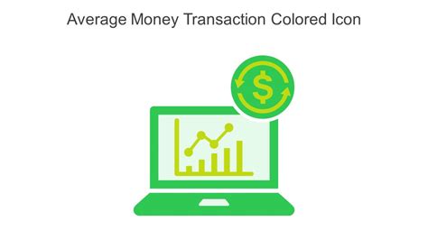 Average Money Transaction Colored Icon In Powerpoint Pptx Png And