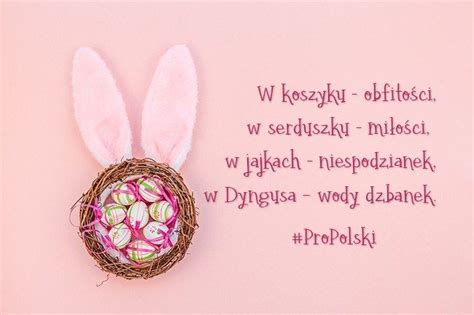 Поздравления с Пасхой на польском языке Propolski Польский Польский язык Открытки