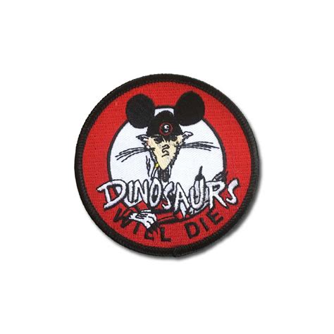 Rickey Rat Patch Dinosaurs Will Die Snowboards