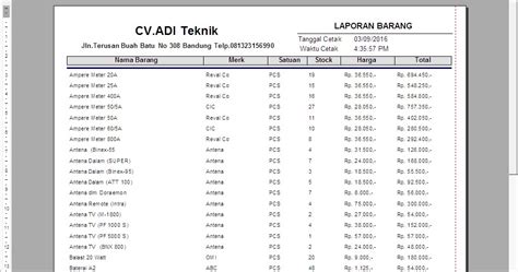 Cara Membuat Laporan Stok Barang Dengan Excel Seputar Laporan Images