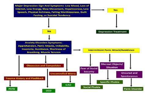 Algorithm Used For Assessment Of Anxiety Disorder 6 32 52