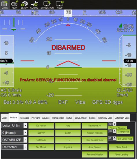 Arduplane Prearm Error Servo Disabled Rrcplanes