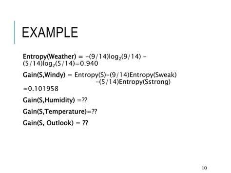 Inductive Decision Tree Algorithm Ppt