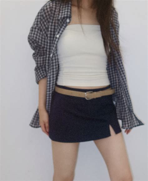낫띵인커먼 시어서커 루즈핏 체크셔츠