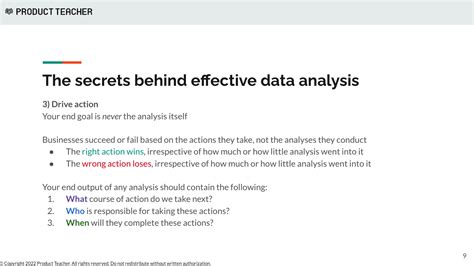 Masterclass Analyzing Data — Product Teacher Masterclass Analyzing Data — Product Teacher