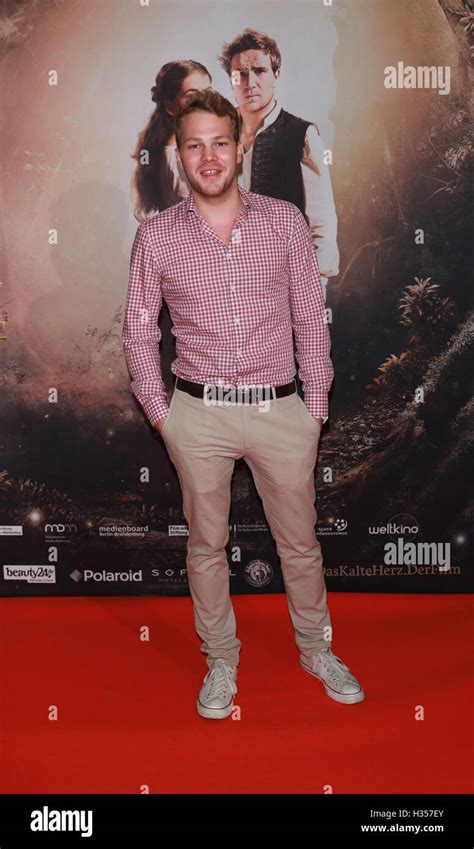 Actor Ben Muenchow Arrives For The Premiere Of The Film Das Kalte Herz