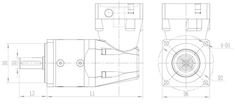 Ep Wpf Right Angle Planetary Gearbox Reducers Worm Reducers Worm