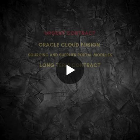 Oraclefusion Erp Contract Urgentneed Freya Bull