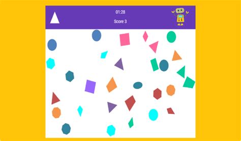 Screenshot Of The Shape Game Download Scientific Diagram