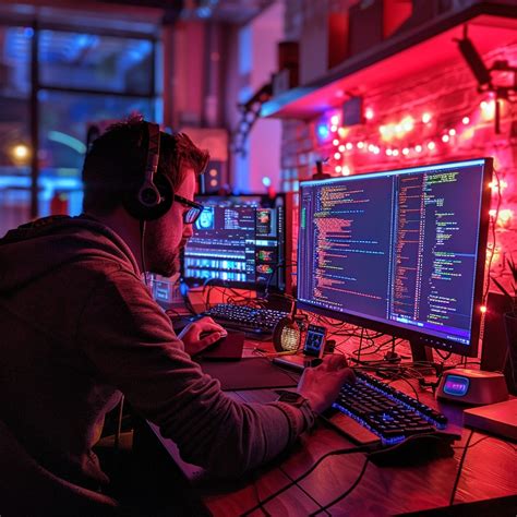 Free Focused Coding Session Image Programming Coder Technology