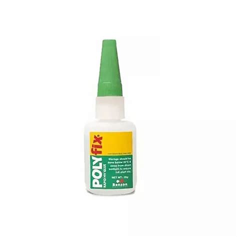 Polyfix 20 G Glue And 20 Ml Spray Instant Glue Gel With Spray Activator