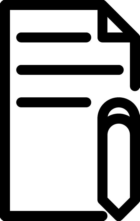 Write Document Icon 36711312 Vector Art At Vecteezy