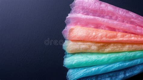 Vibrant Layers Of Translucent Fabric Stock Illustration Illustration