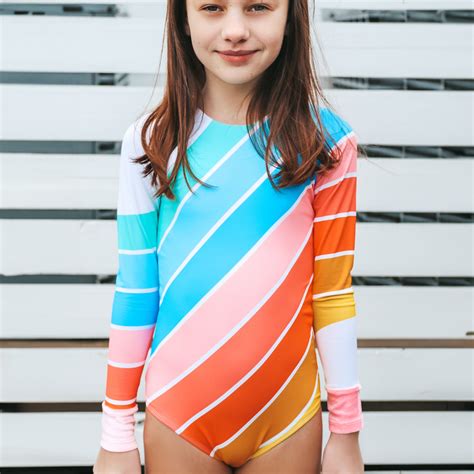 Coney Island Rainbow One Piece Long Sleeve Saint Ida