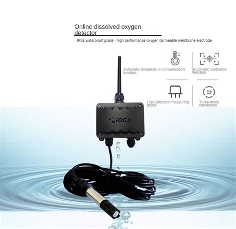 Lora Dissolved Oxygen Sensor Transmitter Lorawan Dissolved Oxygen Detector Aquaculture Water