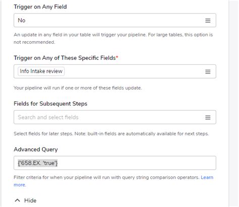 Pipeline Triggered By Checkbox Qrew Discussions