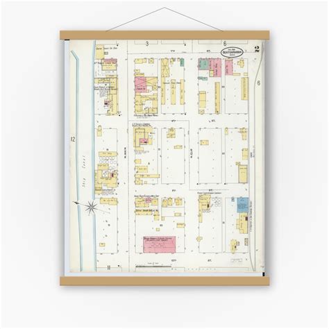 Sanborn Fire Insurance Map From Benton Harbor Berrien County Michigan