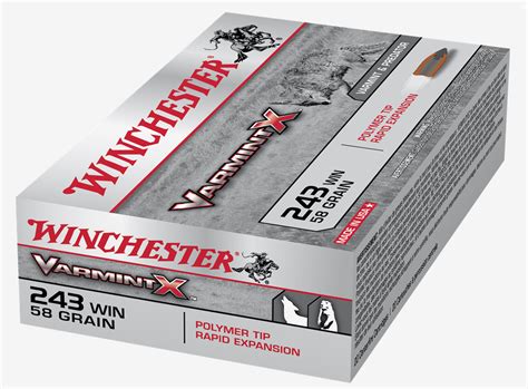 Winchester 243 Win Varmint X 58gr Gc1061 Varmint X