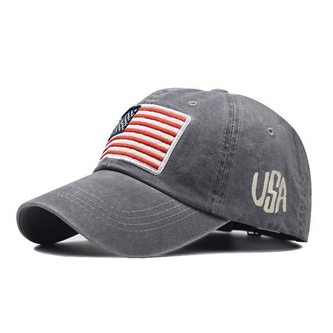 Penkiiy American Flag Hattactical Embroidered Operator Cap Baseball