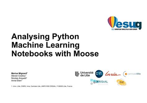 Analysing Python Machine Learning Notebooks With Moose Pdf