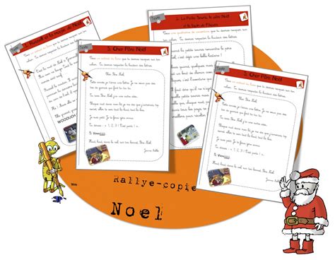 Ce1 Rallye Copie Noël Bout De Gomme