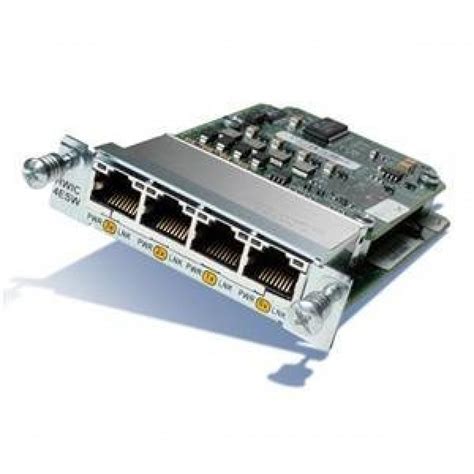 Cisco Hwic 4esw Etherswitch Hwic High Speed Wic Card 4 Port Module 4 X 10 100base Tx
