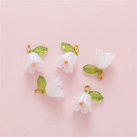 히든아이템 은방울꽃 비즈 재료 만들기 키링 팔찌 악세사리 공예 부자재