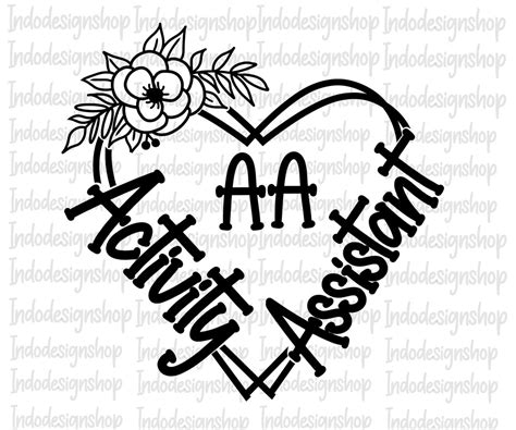 Activity Assistant Svg Png Activity Assistant Svg File For Cricut Cs