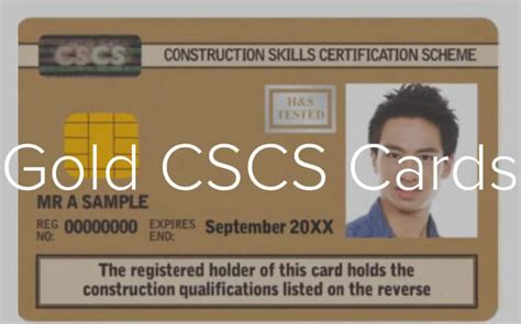How To Get A Gold Supervisory CSCS Card SB Skills Solutions