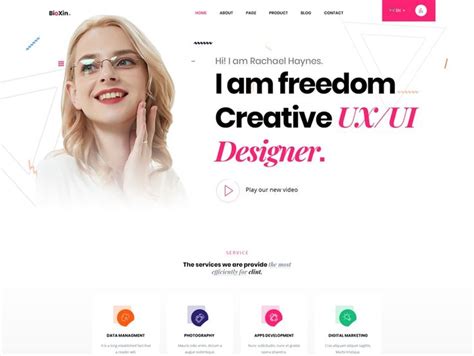 Single Freelancer Coder And Portfolio Psd Template