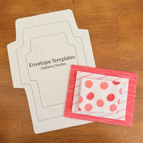 How To Make An Envelope With Free Template Joyberry Studios