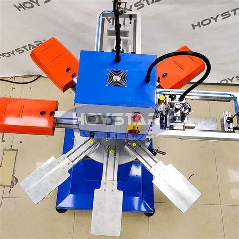 2 개의 색깔 T 셔츠피복textil의복을 위한 자동적인 회전 목마 실크 스크린 인쇄기