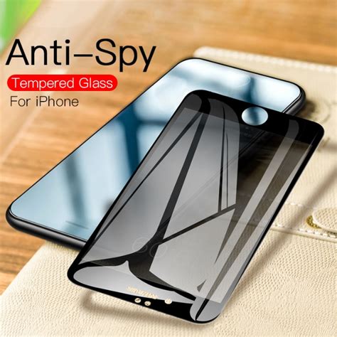 Premium Henks Anti Spy Full Privacy Screen Tempered Glass Screen Prote
