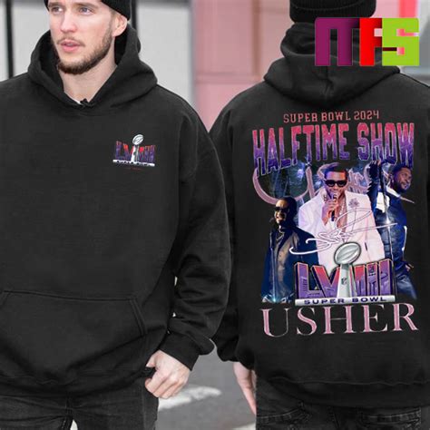 2024 Super Bowl Lviii Halftime Show Usher Signature Two Sided Classic