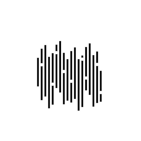 Premium Vector Black Waves As Equalizer Isolated