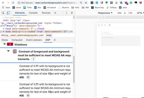 Avt 1 Text Area Has Dap Violation When Disabled · Issue 4540 · Carbon Design System Carbon