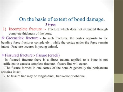 Vsr610 Ppt Fracture Pptx Classification Of Fractures Pptx