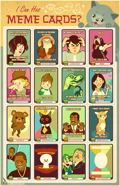 Popped Culture I Can Has Meme Cards