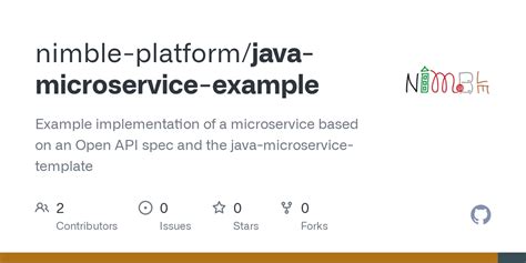 github nimble platform java microservice example example