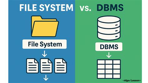 Difference File System And Dbms