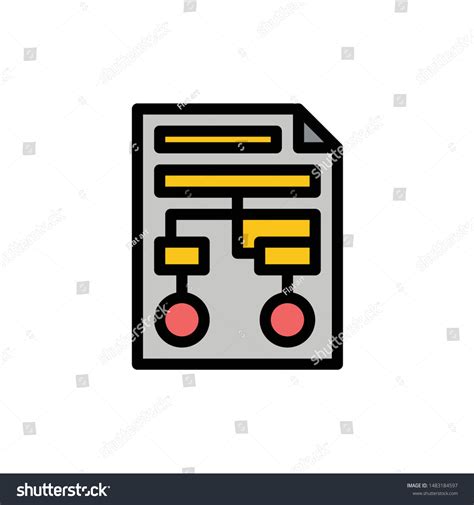 Graph Paper Process Wireframe Document Flat Stock Vector Royalty Free 1483184597 Shutterstock