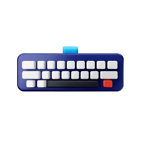 Keyboard 3d Rendering Icon Illustration 28606329 Png